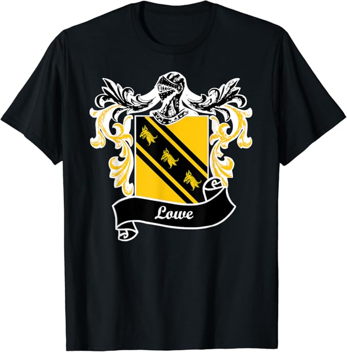 Lowe Coat Of Arms Surname Last Name Family Crest T Shirt Amazon co uk lowe-coat-of-arms-surname-last-name-family-crest-t-shirt-amazon-co-uk